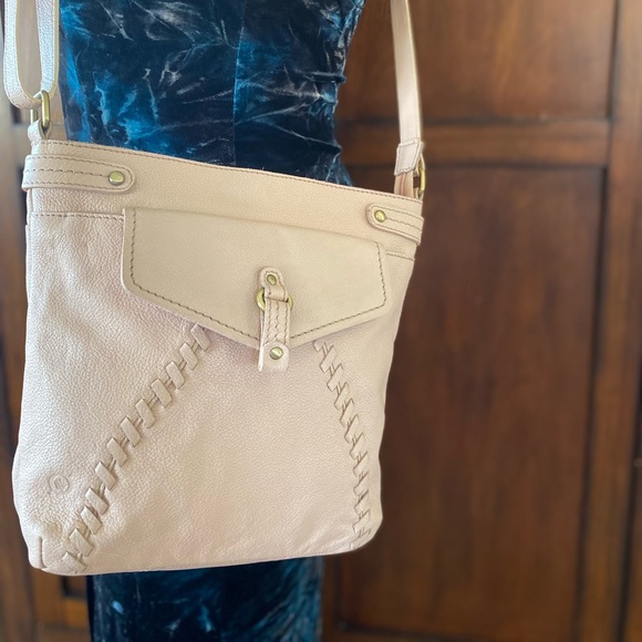 Born | Bags | Born Leather Crossbody Bag Light Pink | Poshmark